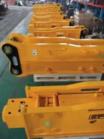China JCB3CX Backhoe Excavator Hydraulic Rock Breaker 20Crmo Chisel 42Crmo 180kg 45mm for sale