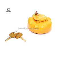 China SANY SY215 SY235 Excavator Anti-theft Diesel Fuel Tank Cap Cover 0.6kg Dual Locks for sale
