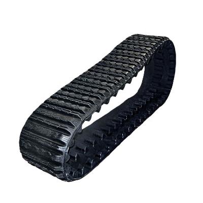 China Kubota DC60 Combine Harvester Rubber Track Chassis ISO9001 Certified Black Rubber Track for sale