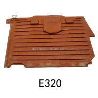 China Black Rubber Excavator Cab Foot Mat E200B E320 E320B E320C E320D Cabin Floor Mat Gasket for Long Lasting Performance for sale