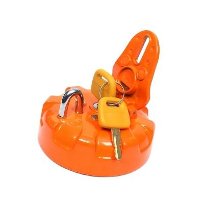 China Hitachi Excavator Double Locks Fuel Tank Cover Cap for EX100-3 EX200-3 EX300-3 EX400-3 0.6kg for sale