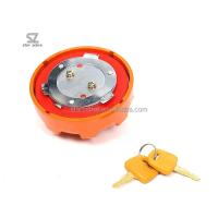 China Hitachi Excavator Double Locks Fuel Tank Cover Cap for EX100-3 EX200-3 EX300-3 EX400-3 0.6kg for sale