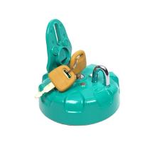China Komatsu SK200 SK210 Excavator Diesel Fuel Tank Cap with Float 0.6kg Dual Locks for sale