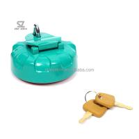 China Komatsu SK200 SK210 Excavator Diesel Fuel Tank Cap with Float 0.6kg Dual Locks for sale