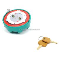 China Komatsu SK200 SK210 Excavator Diesel Fuel Tank Cap with Float 0.6kg Dual Locks for sale