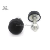 China Excavator Cabin Rubber Buffer Shock Absorber 0.1kg Black for CAT E320 for sale