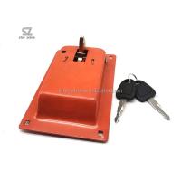 China Steel Side Door Lock Cap for DH DX Excavator Parts 1KG Orange for sale