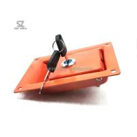 China Steel Side Door Lock Cap for DH DX Excavator Parts 1KG Orange for sale