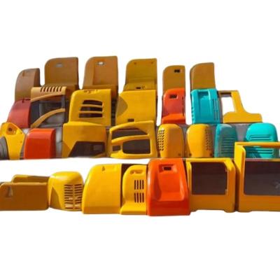 China Excavator Engine Cover Set with Rear Cover Battery Fuel Tank and Side Cover for Construction Works for sale