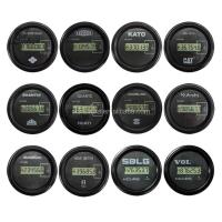 China Universal Excavator Timer Hour Meter Remote Regulator for Doosan Sany Carter XCMG 12V 24V for sale