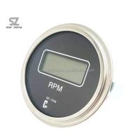 China 197-7348 Universal Digital RPM Meter Tachometer for Excavator Tractor Diesel Engine 12V for sale