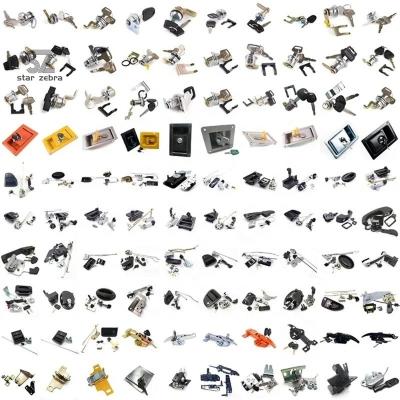 China Excavator Bulldozer Cab Engine Hydraulic Pump Side Door Tool Box Hood Anti Buckle Lock Cylinder Assembly 20mm for sale