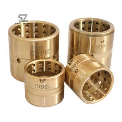 China Excavator Single Sleeve Alloy Copper Horse Head Unilateral Shaft Sleeve 80mm for Building Material Shops for sale