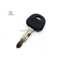 China Sany Excavator Ignition Door Key 13.4x12.7x12.7mm for SY85C SY115 SY200C SY245 SY285 SY700 SY480 SY550 for sale
