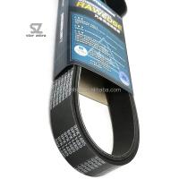 China 9PK1485 Rubber Fan Belt for Excavator Engine 1485mm Length High Durability for sale