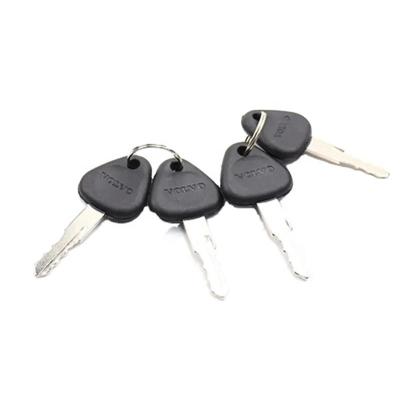 China Excavator Cab Ignition Key Compatible with EC 55 60 80 120 140 200 210 Models for sale