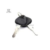 China Excavator Cab Ignition Key Compatible with EC 55 60 80 120 140 200 210 Models for sale