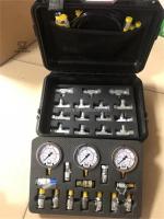 China Digital Hydraulic Pressure Gauge Set Diagnostic Test Kit for Excavators 3kg Stainless Steel for sale