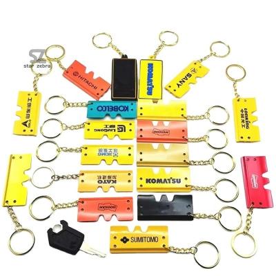 China Excavator Alloy Track Chain Plate Key Chain for Hitachi Kato Doosan Kobelco Komatsu Sany 20mm for sale