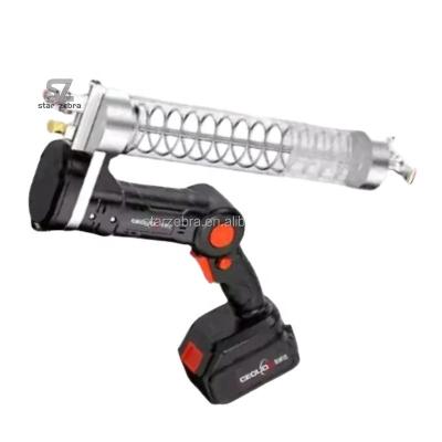 China 24V Rechargeable Lithium Battery Electric Grease Gun for Construction Digging Machine Portable 600cc for sale