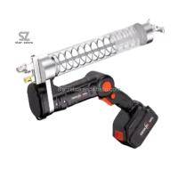 China 24V Rechargeable Lithium Battery Electric Grease Gun for Construction Digging Machine Portable 600cc for sale