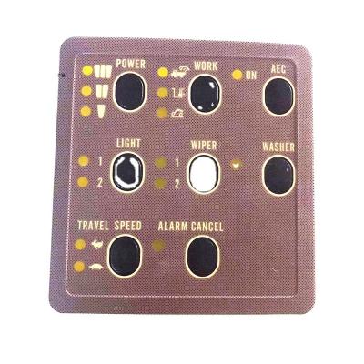 China Excavator Monitor Display Panel Surface Sticker for CAT E312 E320 E330V1V2 Plastic 0.1kg for sale