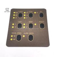 China Excavator Monitor Display Panel Surface Sticker for CAT E312 E320 E330V1V2 Plastic 0.1kg for sale