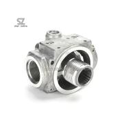 China Excavator Hydraulic Oil Filter Head 1G8878 for E312D 320D 323D 336D Heavy Duty Machinery for sale
