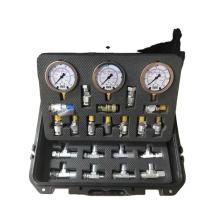 China Excavator Fuel Hydraulic Pressure Gauge Portable Test Kit 600 Bar Diagnostic Tool for sale