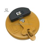 China CAT Fuel Cap Padlock Anti-theft Lock for E320D 312 315 329D 330C 325C 345D 349GC Diesel Tank Cover for sale