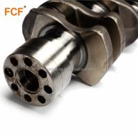 China FCF DCT Forged Steel Crankshaft S1341-12281 for Excavator SK200-8 Engine J05E 45.2kg for sale