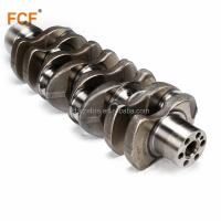 China FCF DCT Forged Steel Crankshaft S1341-12281 for Excavator SK200-8 Engine J05E 45.2kg for sale