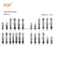 China FCF DCT Forged Steel Crankshaft S1341-12281 for Excavator SK200-8 Engine J05E 45.2kg for sale