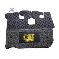 China E320 E312 Excavator Rubber Cab Floor Mats PU Black Red 2 Piece Set for sale