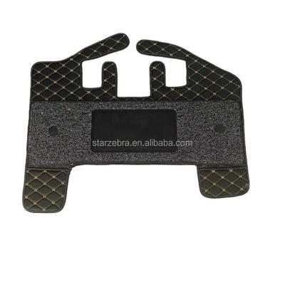 China SANY SY55 SY60 Excavator Cab Foot Mat Durable PU Material Custom Fit Floor Carpet Cushion for sale