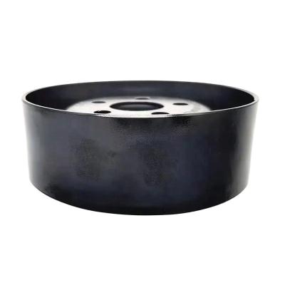 China Black Round Steel Belt Pulley 20524754 for EC380 EC480 Excavator Engine Parts for sale