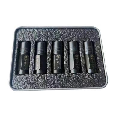 China Aluminum Alloy Double Hexagon Grease Nozzle Flat Mouth Tip for Butter Gun Hose Hard Pipe Accessories 8mm for sale