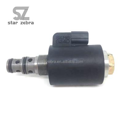 China SKM6G24D Swing Solenoid Valve for Kobelco SK Crane 0.5kg Excavator Part for sale