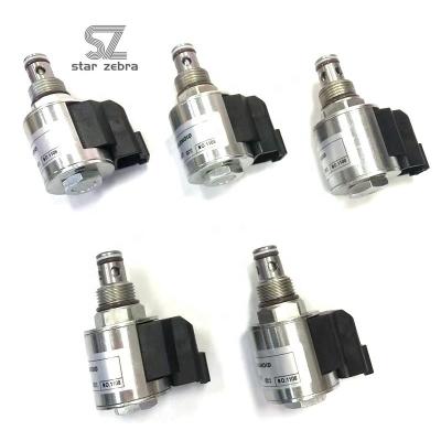 China JCB Backhoe Loader Solenoid Valve 25/222657 25-222657 0.5kg Excavator Spare Parts for sale