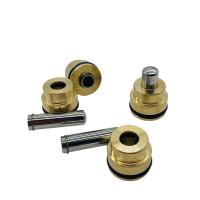 China Silver Hydraulic Joystick Pusher for Doosan DH225-7 DX225 Excavator Pilot Pusher 10mm Piston OD for sale
