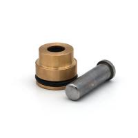 China Silver Hydraulic Joystick Pusher for Doosan DH225-7 DX225 Excavator Pilot Pusher 10mm Piston OD for sale