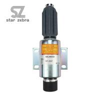 China Excavator Fuel Shut Off Solenoid Valve 437-2617 12V 24V for Generator Engine Stop Solenoid for sale