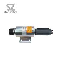 China Excavator Fuel Shut Off Solenoid Valve 437-2617 12V 24V for Generator Engine Stop Solenoid for sale