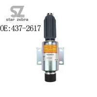 China Excavator Fuel Shut Off Solenoid Valve 437-2617 12V 24V for Generator Engine Stop Solenoid for sale