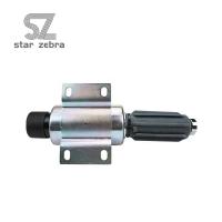 China Excavator Fuel Shut Off Solenoid Valve 437-2617 12V 24V for Generator Engine Stop Solenoid for sale