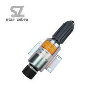 China Excavator Fuel Shut Off Solenoid Valve 437-2617 12V 24V for Generator Engine Stop Solenoid for sale