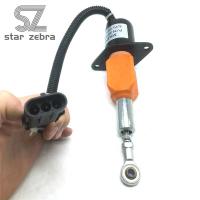 China 24V Diesel Engine Stop Solenoid 3930234 6743-81-9140 for PC300/350-7 Excavator Flameout Solenoid for sale
