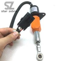 China 24V Diesel Engine Stop Solenoid 3930234 6743-81-9140 for PC300/350-7 Excavator Flameout Solenoid for sale