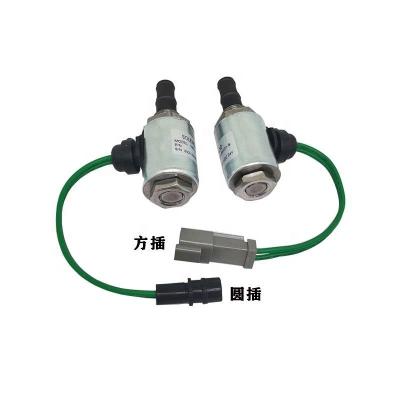 China CAT 120H 140H 160H Excavator 24V Solenoid Valve 186-1526 186-1525 3E-6269 Tractor Parts for sale