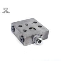 China Komatsu PC130-7 PC160-7 Excavator Hydraulic Reducing Relief Valve Block 702-21-55100 1.5kg for sale